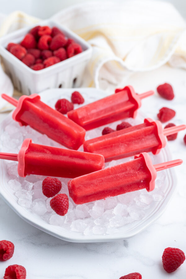 Raspberry Popsicles - Recipe Boy
