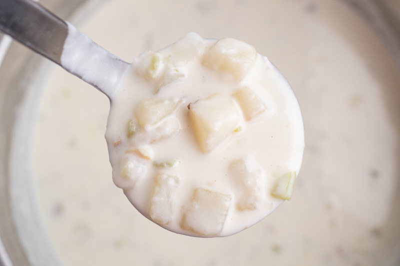 New England Clam Chowdah - Recipe Boy