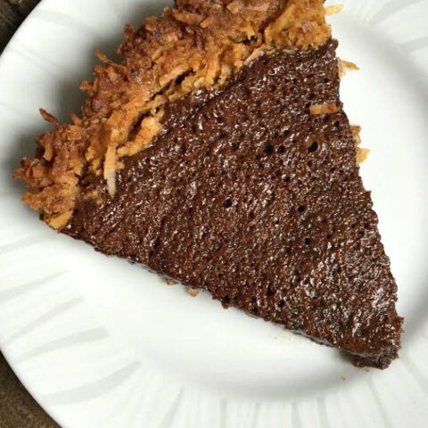 Chocolate Pie with Coconut Crust - Recipe Bpy
