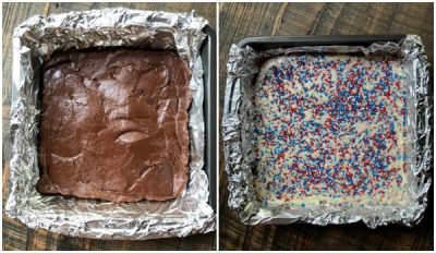 Patriotic Fudge Recipe - RecipeBoy
