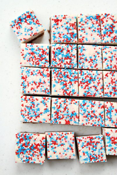Patriotic Fudge Recipe - RecipeBoy