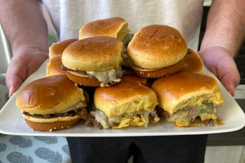 Philly Cheese Steak Sliders - Recipe Boy