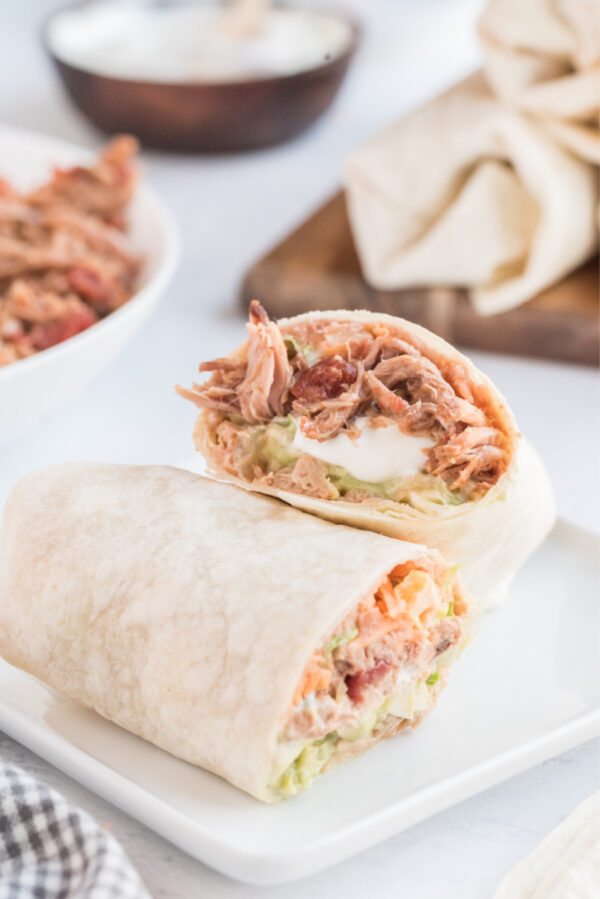 Slow Cooker Pork Burritos - Recipe Boy
