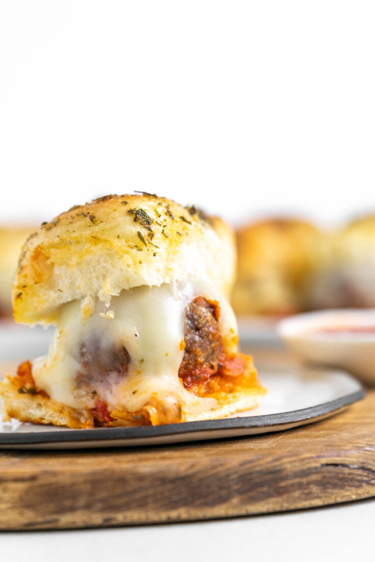Baked Meatball Sliders - Recipe Boy