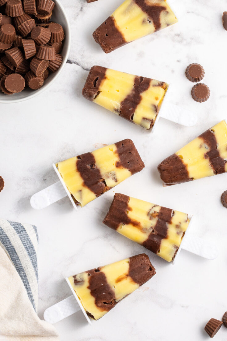 Reeses Pudding Pops - Recipe Boy