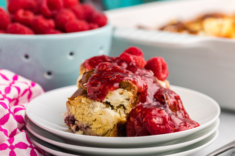 Overnight Raspberry French Toast - Recipe Boy