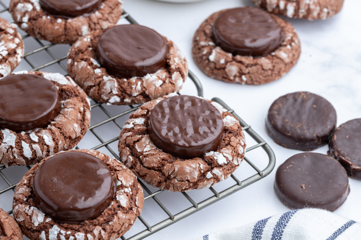 Fudgy Mint Cookies - Recipe Boy