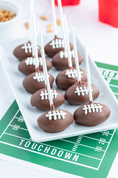 Football Cake Pops - Recipe Boy