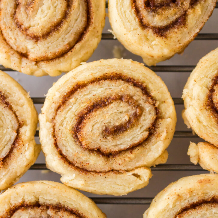 Pie Crust Cinnamon Roll Cookies - Recipe Boy