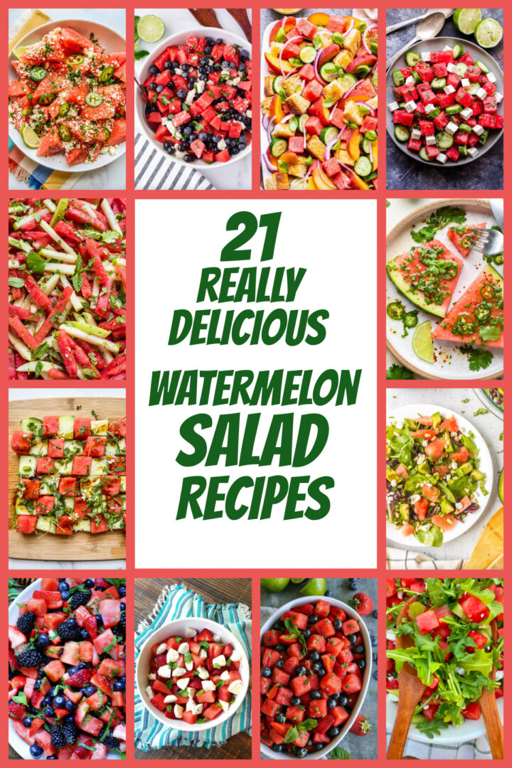 21 Delicious Watermelon Salad Recipes - RecipeBoy