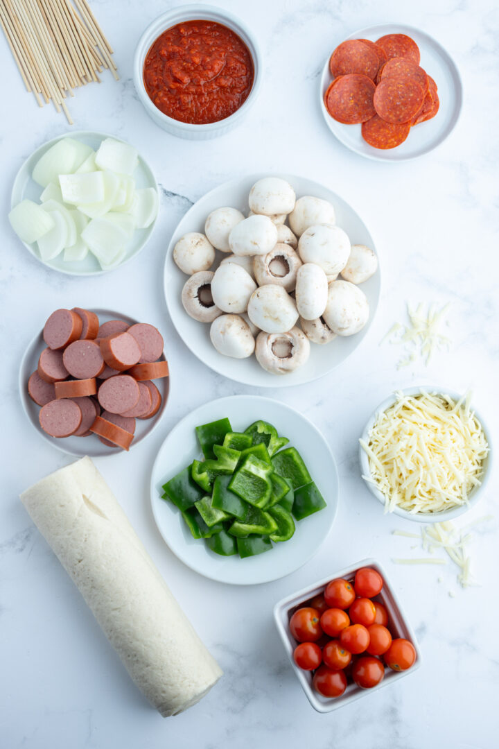 Pizza Kabobs - Recipe Boy