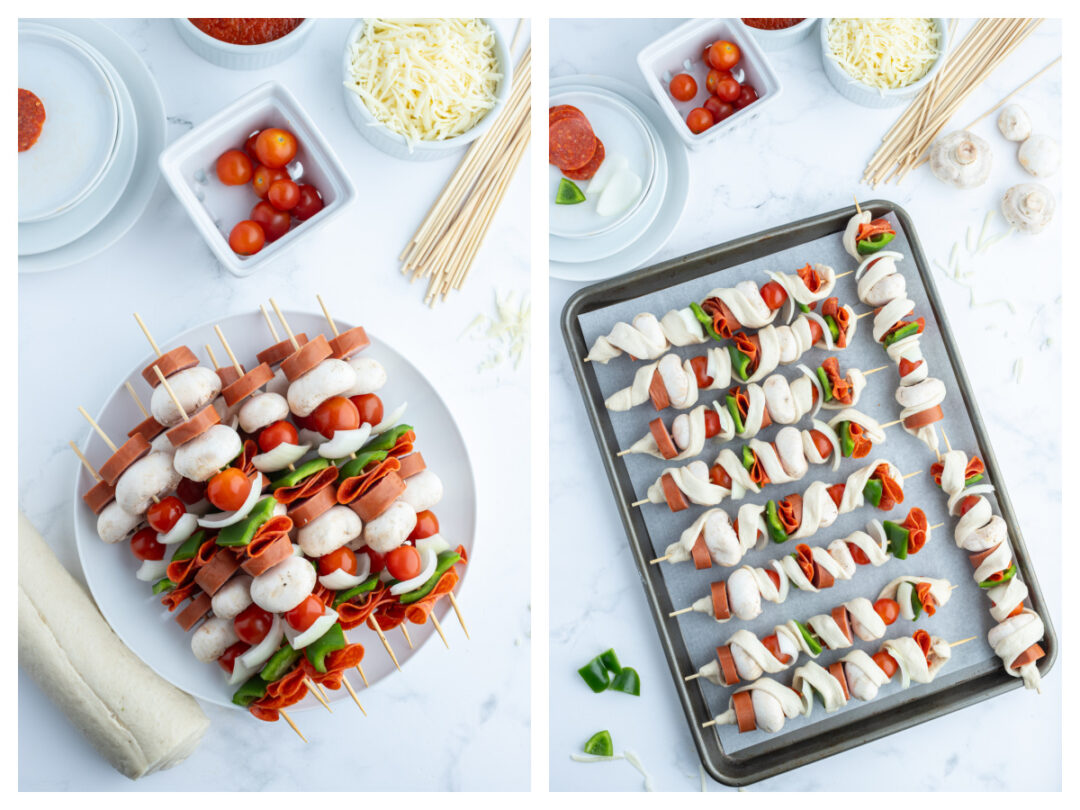 Pizza Kabobs - Recipe Boy