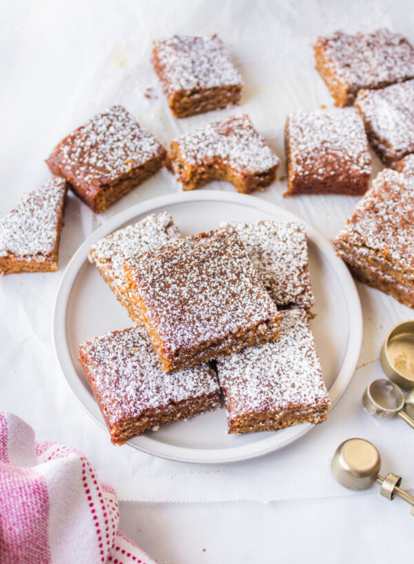 Gingerbread Blondies - Recipe Boy
